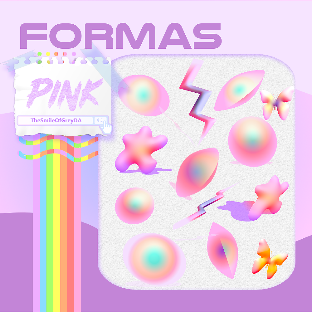 FORMAS PINK 3D - THESMILEOFGREY by TheSmileOfGrey on DeviantArt