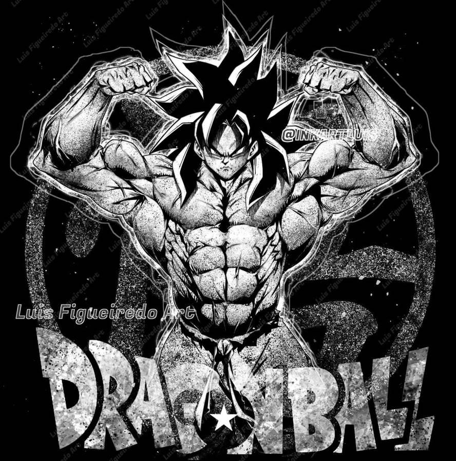 Goku powerful mode by inkartluis on DeviantArt