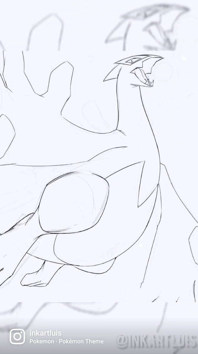LUGIA MAKING of by inkartluis on DeviantArt