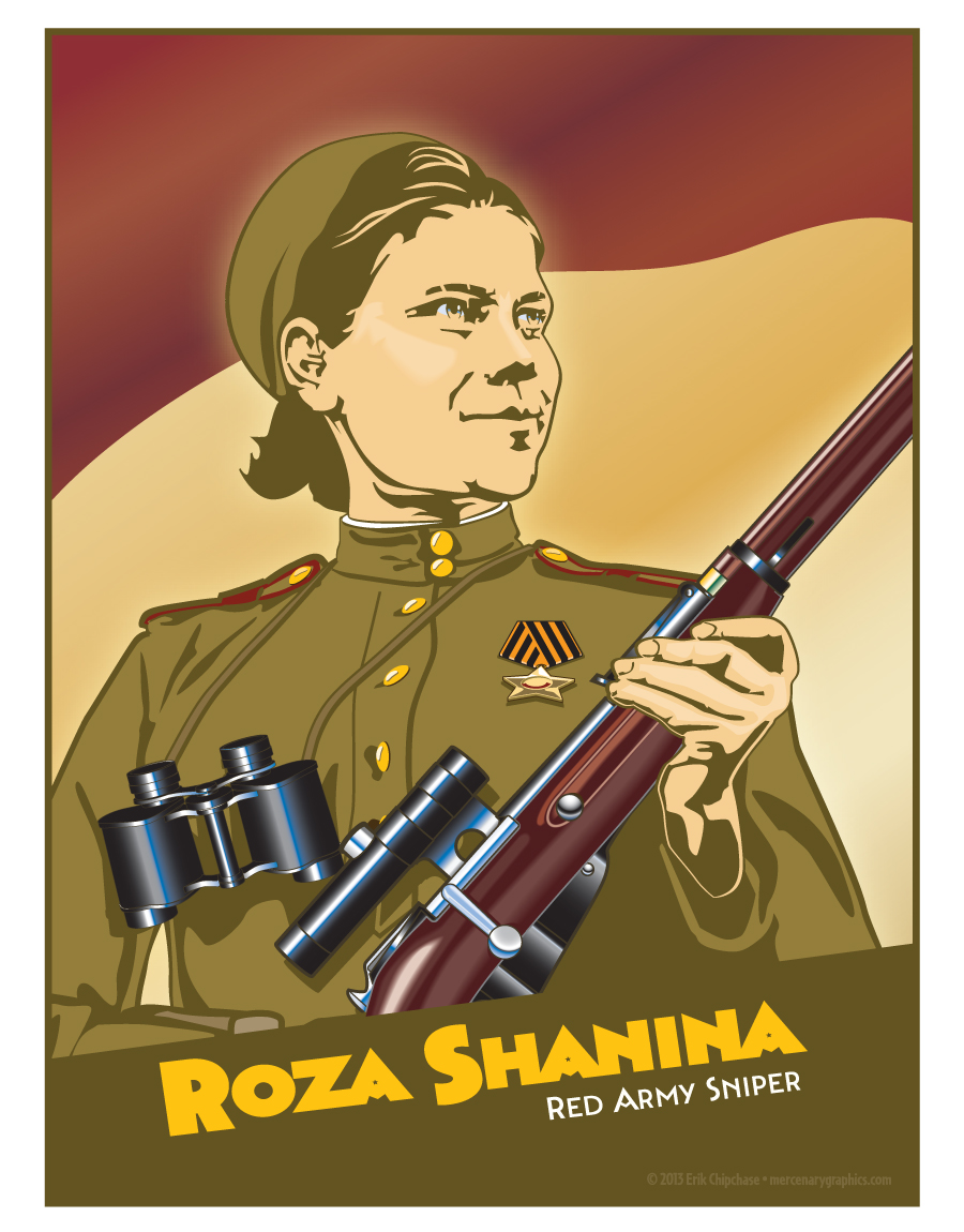 Roza Shanina by MercenaryGraphics on DeviantArt