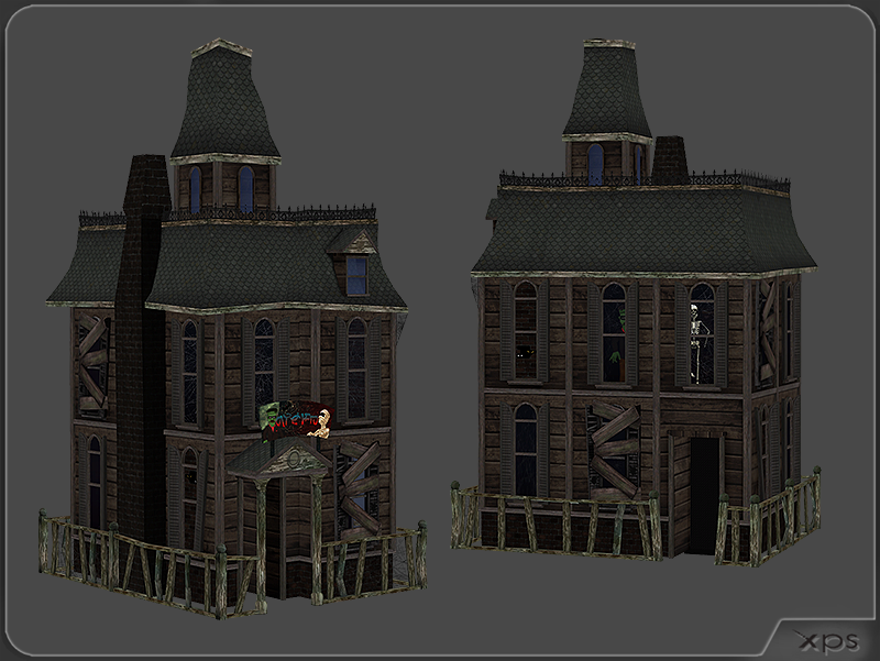 XPS: Haunted House by aleksiszet on DeviantArt