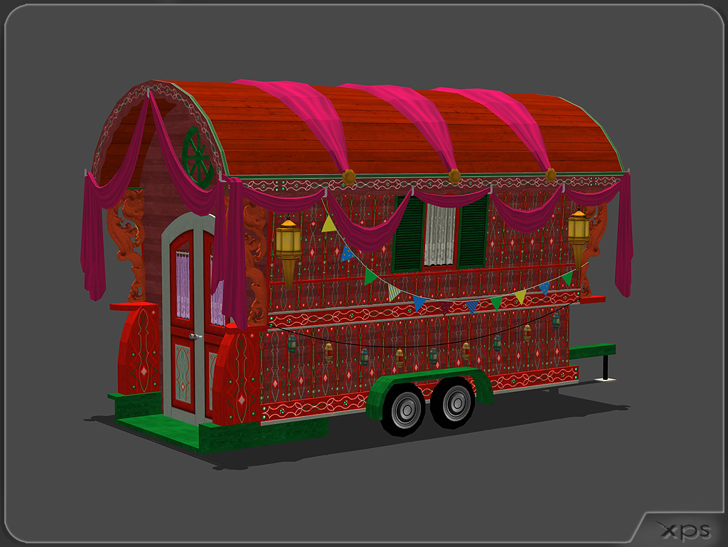 XPS: Gypsy Wagon by aleksiszet on DeviantArt