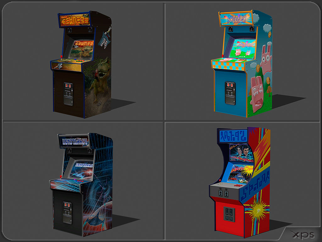 Arcade machine v.1-4 by aleksiszet by aleksiszet on DeviantArt