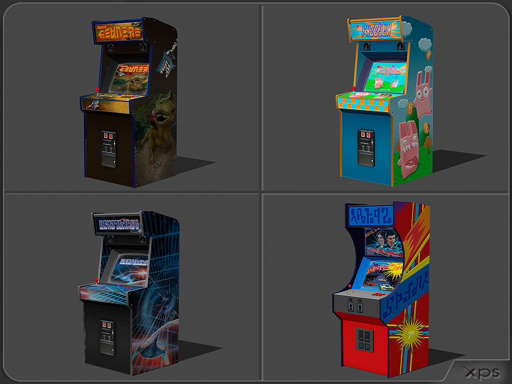 Arcade machine v.1-4 by aleksiszet by aleksiszet on DeviantArt