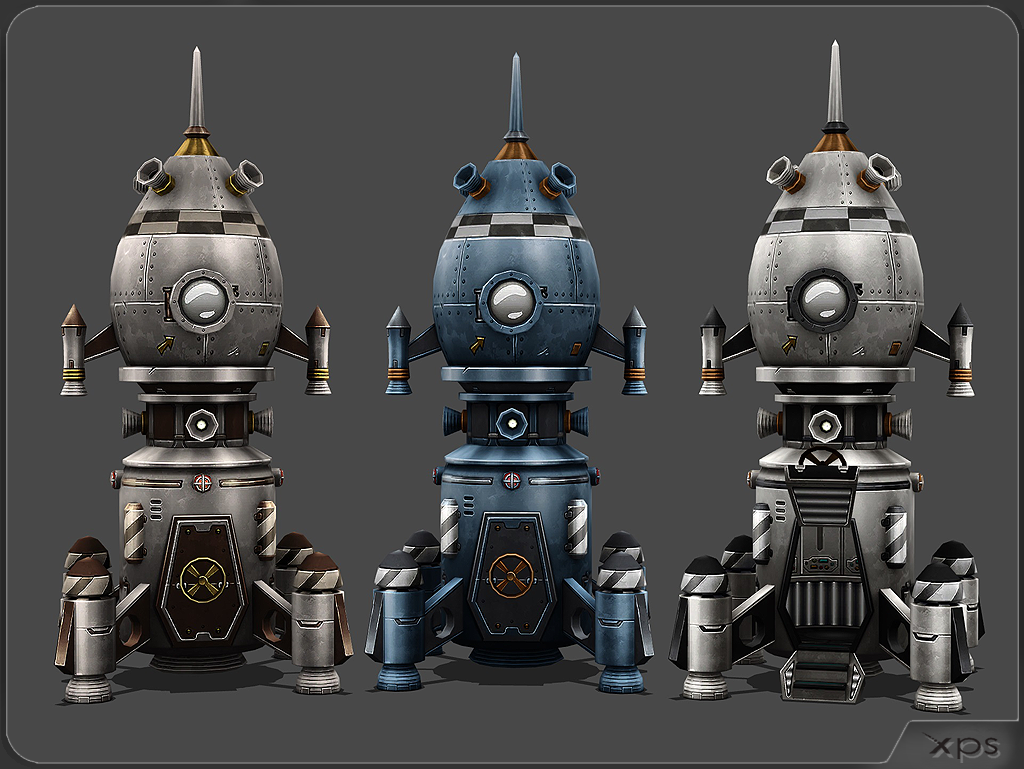 Rocketship Steampunk by aleksiszet by aleksiszet on DeviantArt