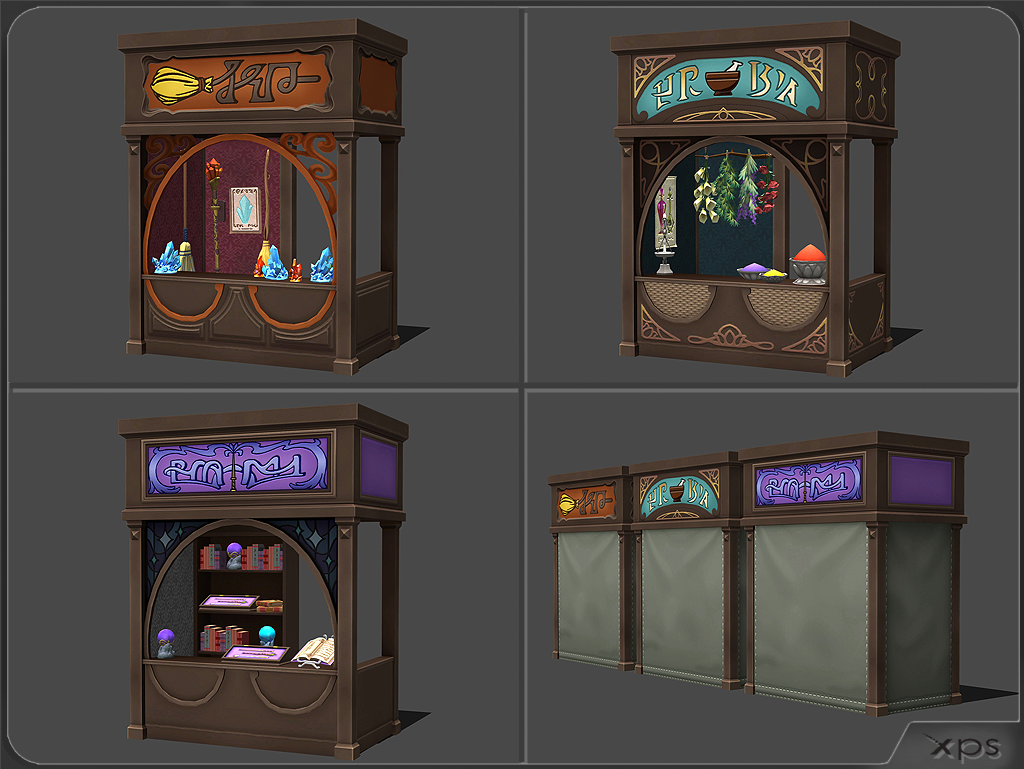 Market Stalls Magic by aleksiszet by aleksiszet on DeviantArt