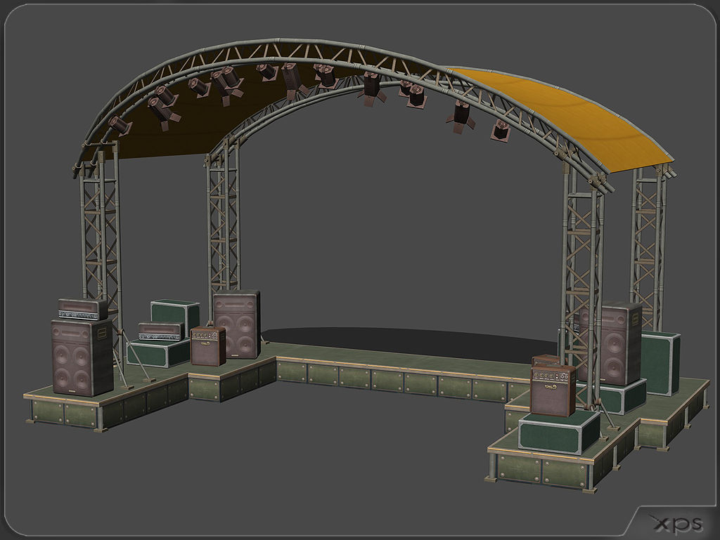 Show stage for the Park by aleksiszet by aleksiszet on DeviantArt