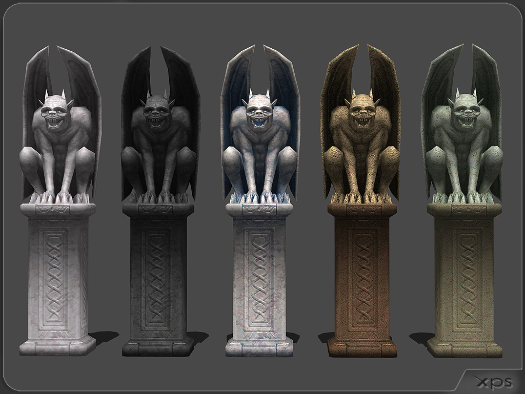 The Statue of the Gargoyle v.1 by aleksiszet by aleksiszet on DeviantArt