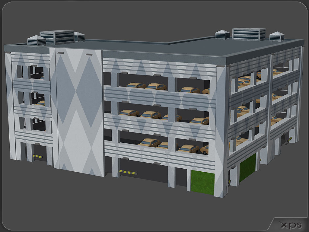 Parking Garage v.1 by aleksiszet by aleksiszet on DeviantArt
