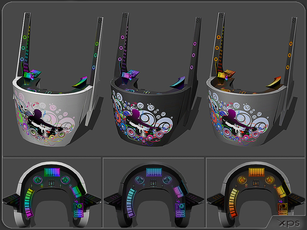 Music DJ Booth v.2 by aleksiszet by aleksiszet on DeviantArt