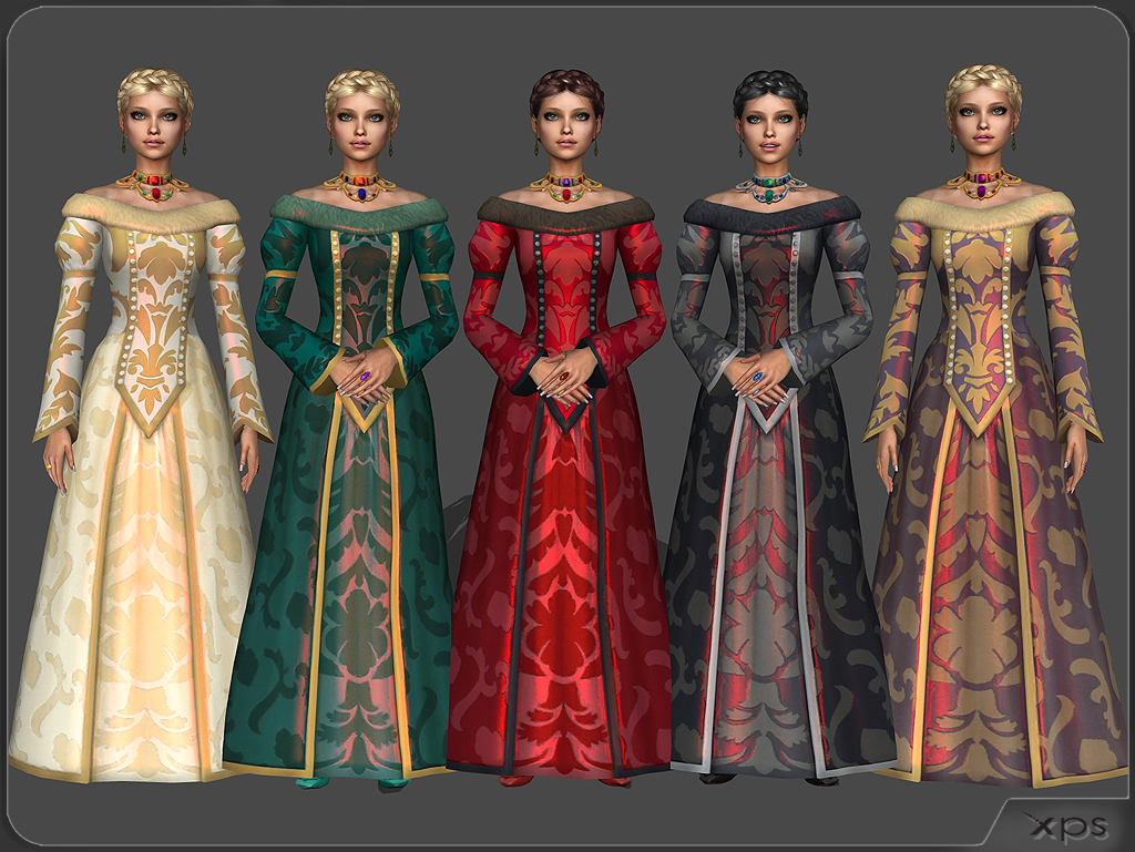 Queen Gown by aleksiszet by aleksiszet on DeviantArt