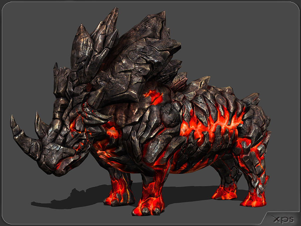 Lava Elemental by aleksiszet by aleksiszet on DeviantArt