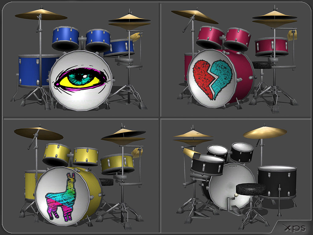 Drum kit by aleksiszet by aleksiszet on DeviantArt
