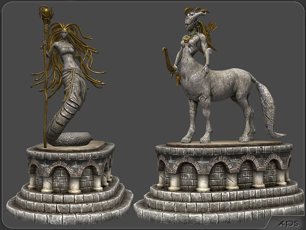 Statues v.1 by aleksiszet by aleksiszet on DeviantArt