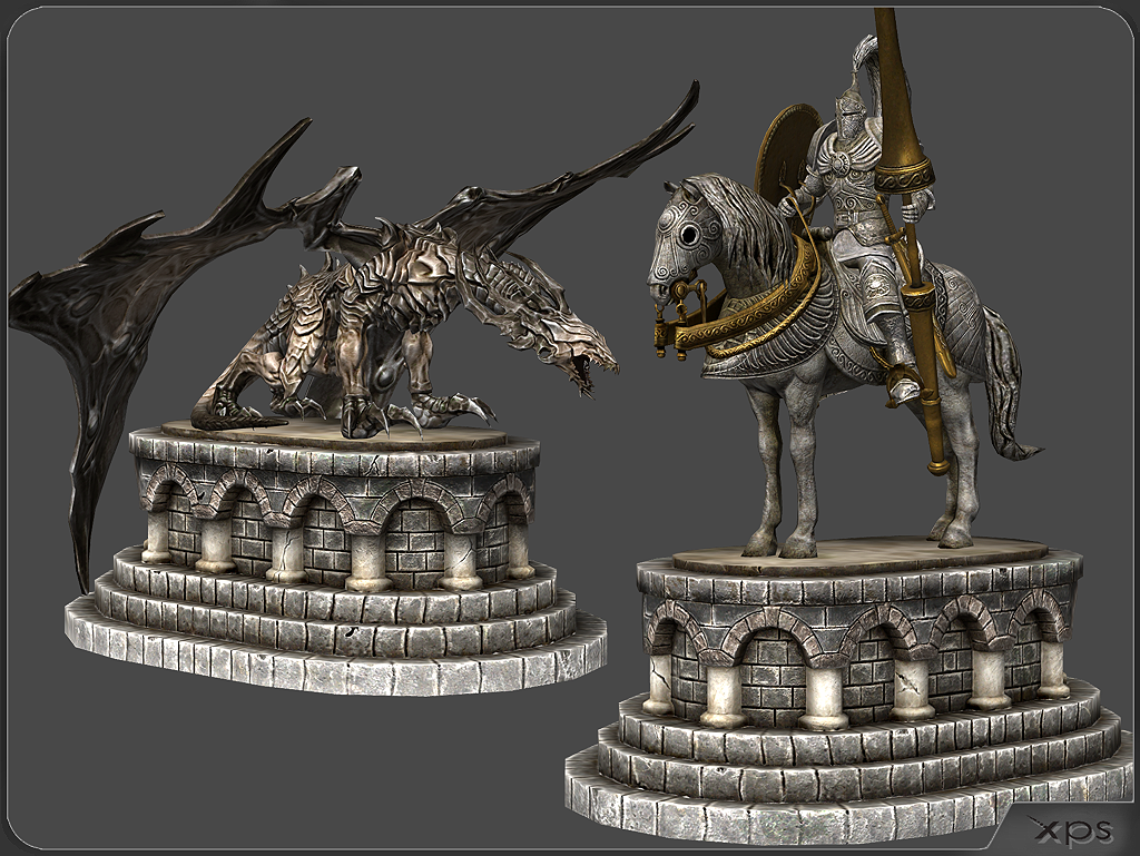Statues v.3 by aleksiszet by aleksiszet on DeviantArt