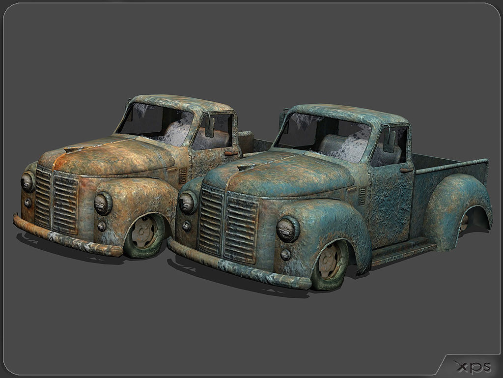 Old Rusted Truck by aleksiszet by aleksiszet on DeviantArt