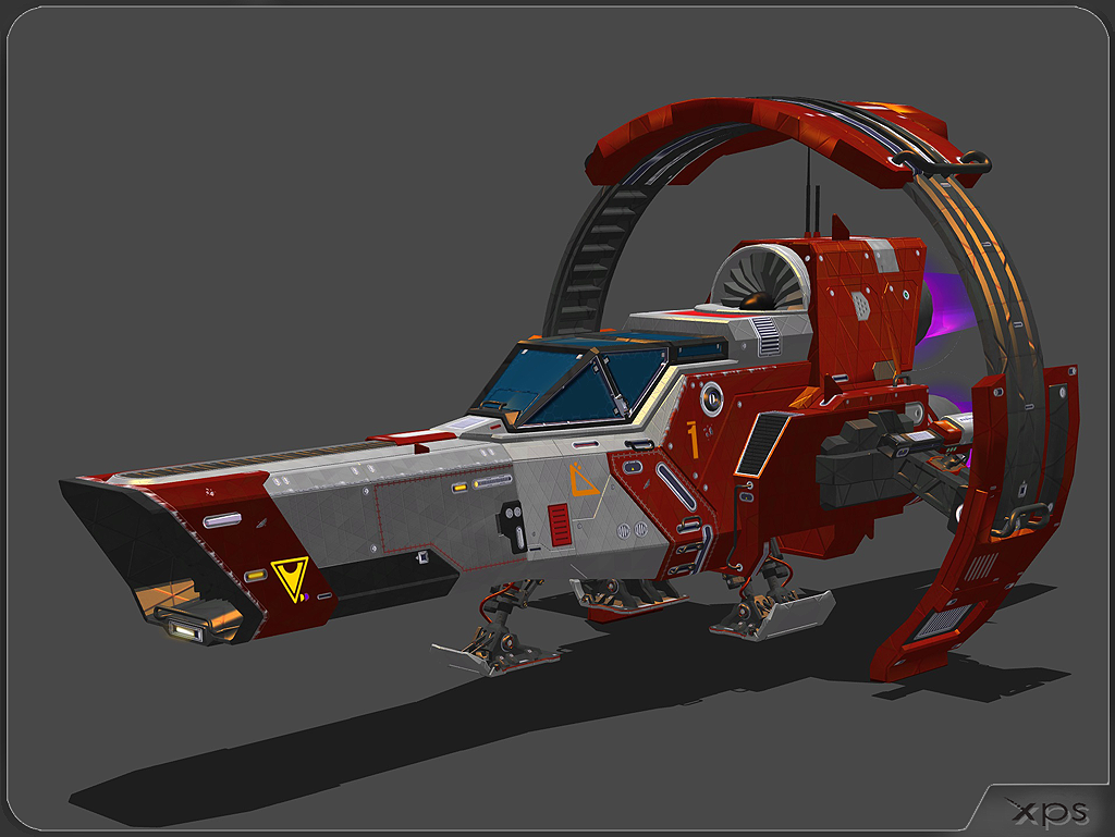 Starship (Fighter) v.1 by aleksiszet by aleksiszet on DeviantArt