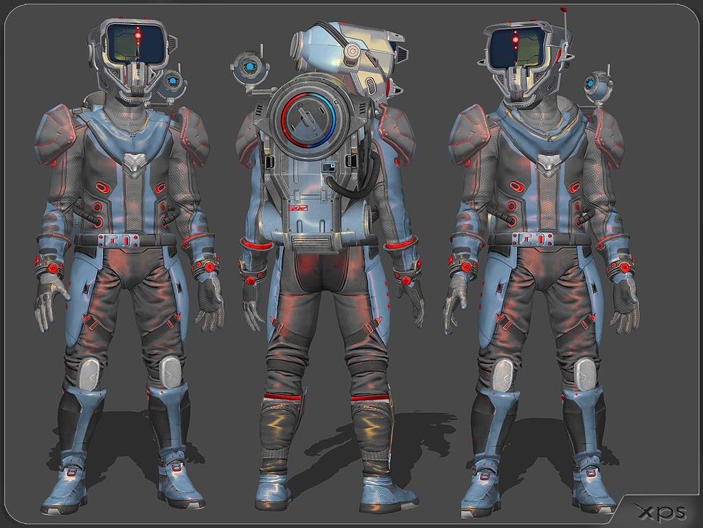 Astronaut (Korvax) v.2 by aleksiszet by aleksiszet on DeviantArt