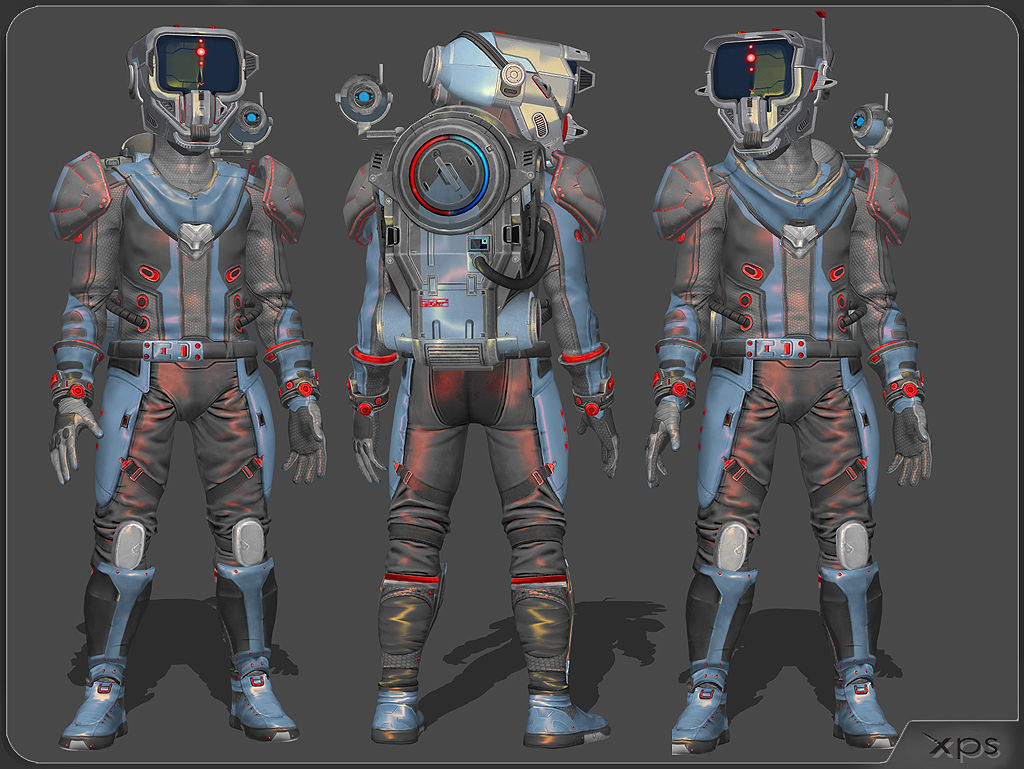 Astronaut (Korvax) v.2 by aleksiszet by aleksiszet on DeviantArt