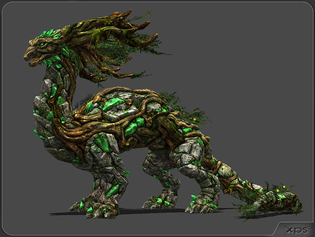 Emerald dragon by aleksiszet by aleksiszet on DeviantArt