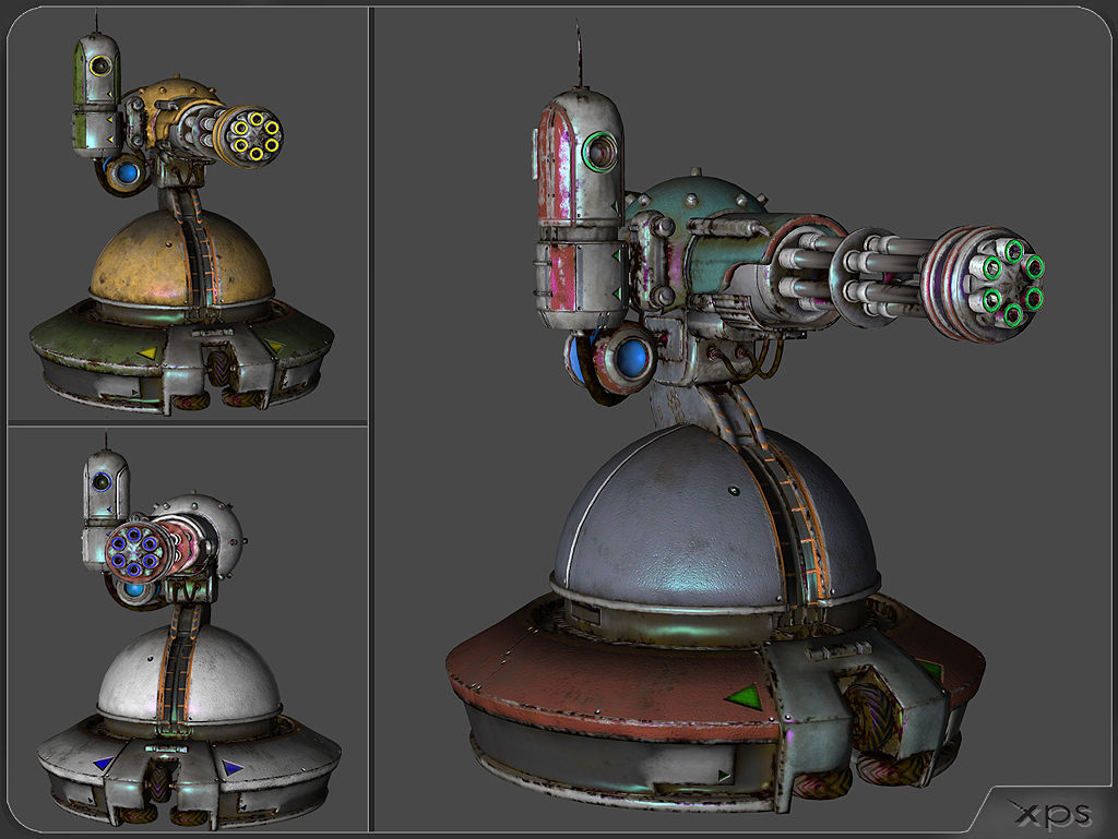 Turret Drone by aleksiszet by aleksiszet on DeviantArt