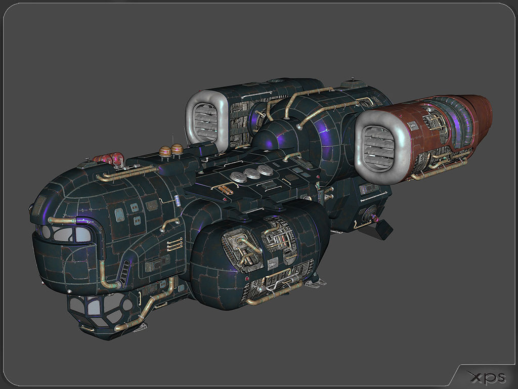 Transport starship Unreliable by aleksiszet by aleksiszet on DeviantArt