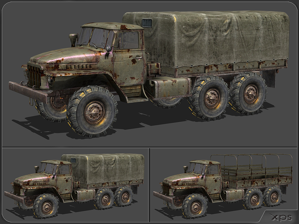 Military Truck Rusty by aleksiszet by aleksiszet on DeviantArt