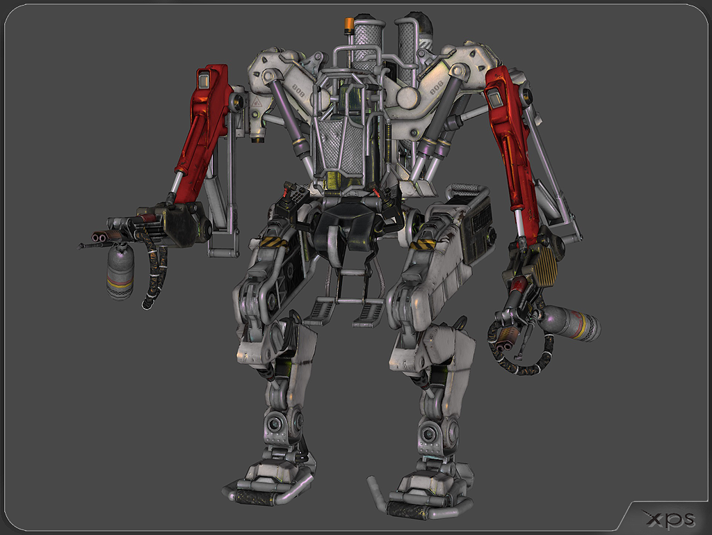 Mech Flamme Thrower by aleksiszet by aleksiszet on DeviantArt