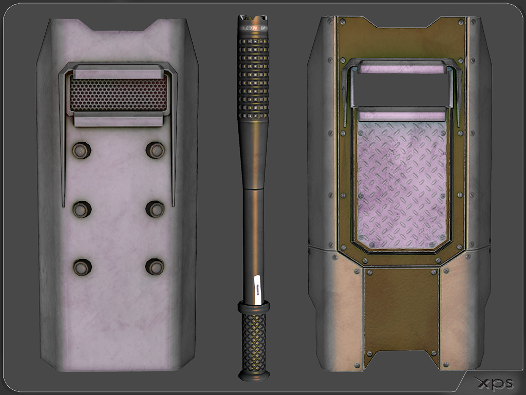 Electric Stick and Shields by aleksiszet by aleksiszet on DeviantArt