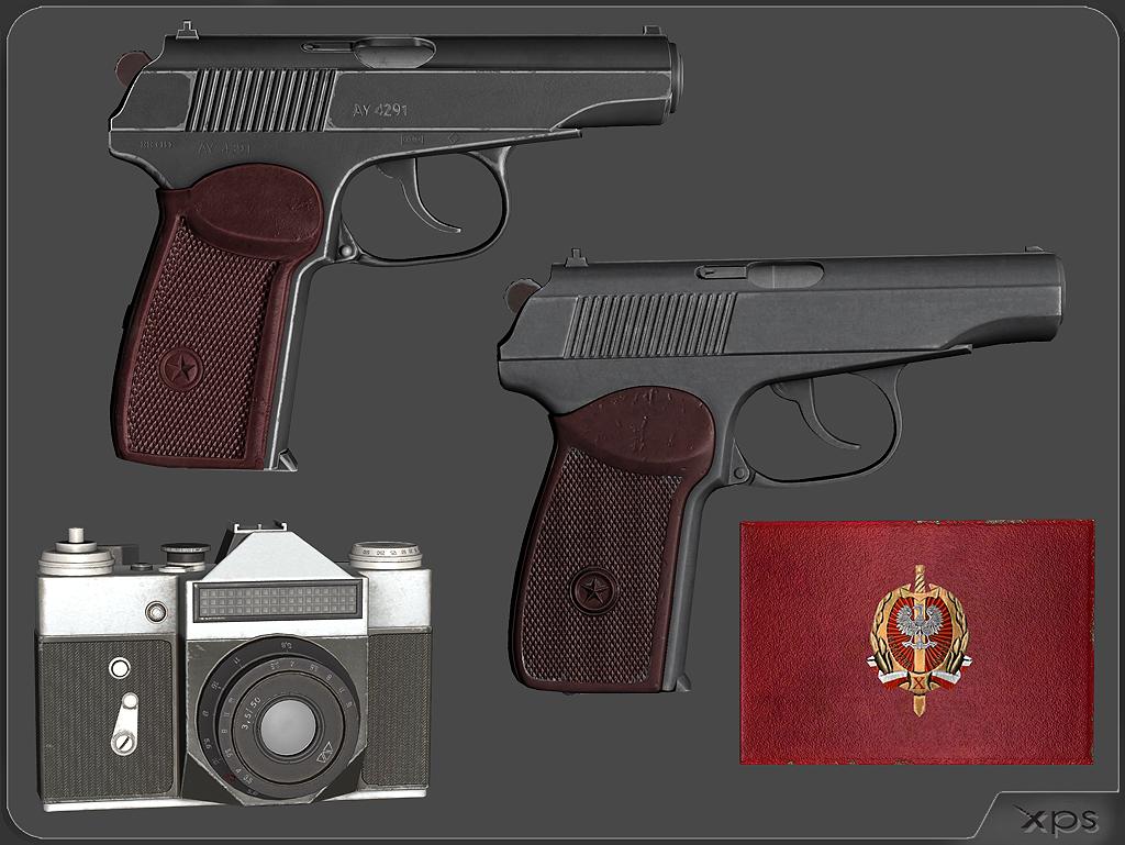 The Makarov pistol + camera by aleksiszet by aleksiszet on DeviantArt