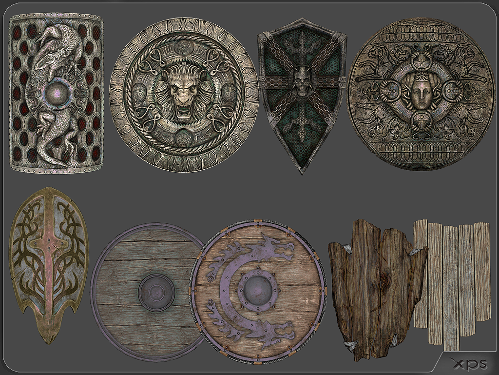 Pack of Shield (DaL) by aleksiszet by aleksiszet on DeviantArt