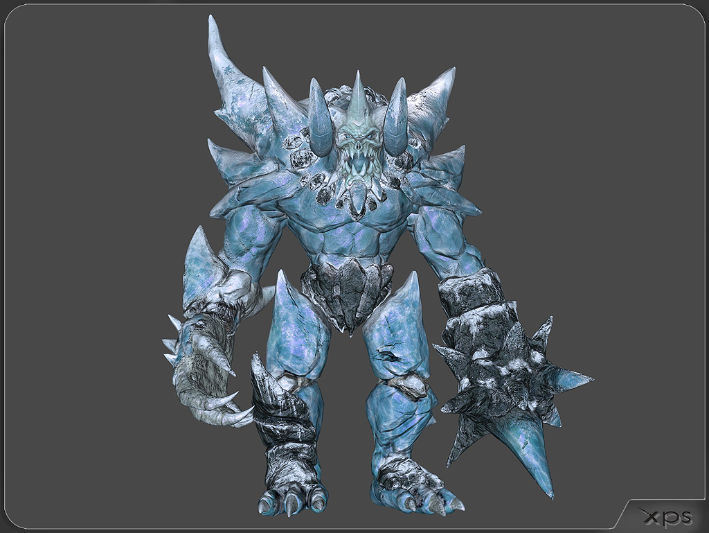 Ice Elemental by aleksiszet by aleksiszet on DeviantArt