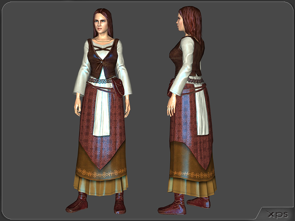 Townswoman by aleksiszet by aleksiszet on DeviantArt