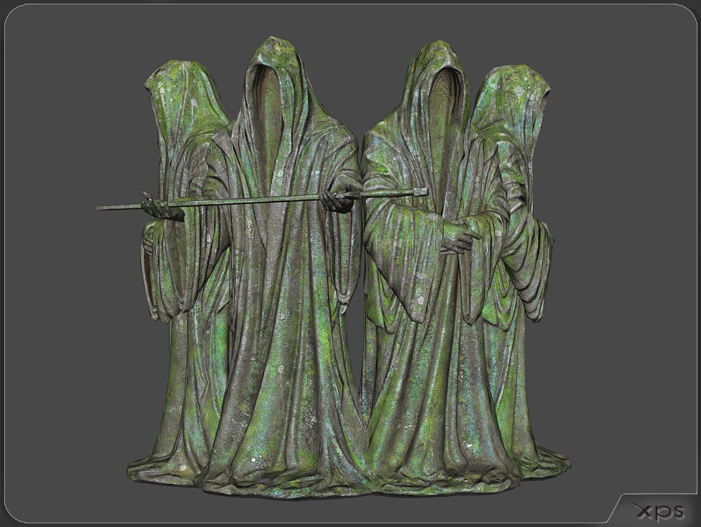 Four statues by aleksiszet by aleksiszet on DeviantArt