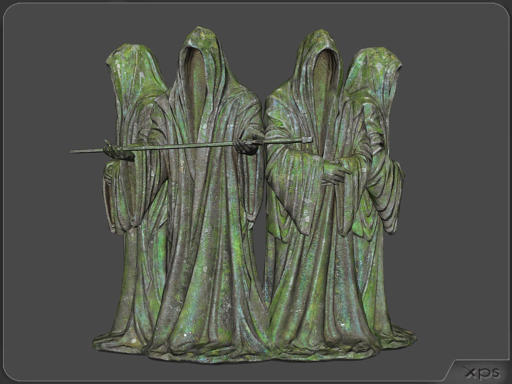 Four statues by aleksiszet by aleksiszet on DeviantArt