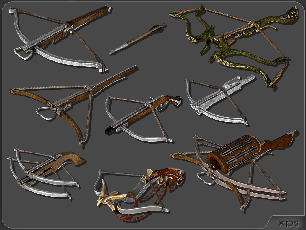 Pack of Crossbow (BL) by aleksiszet by aleksiszet on DeviantArt