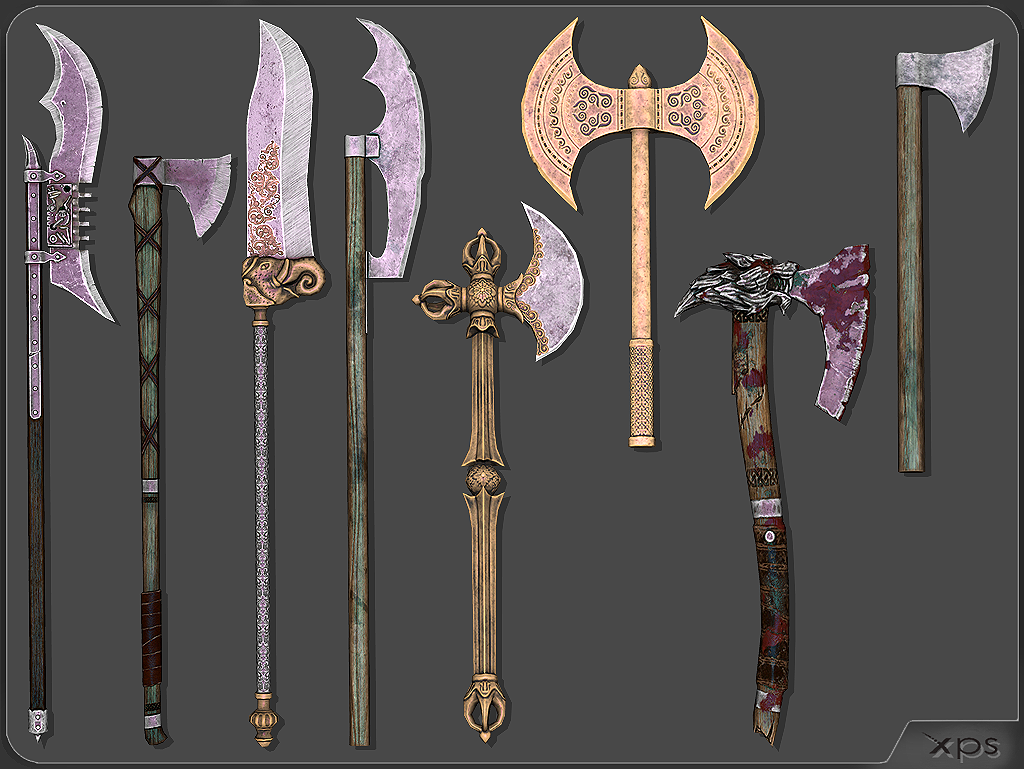 Pack of Axe (BL) by aleksiszet by aleksiszet on DeviantArt