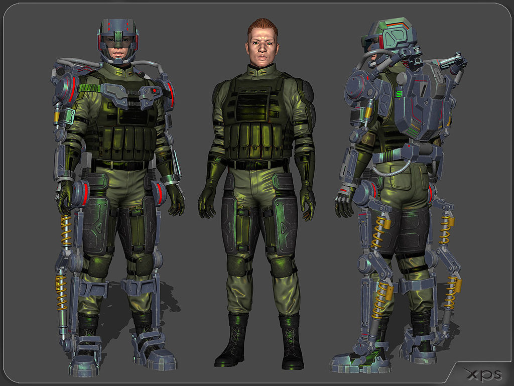 Soldier (Mike) v.1 by aleksiszet by aleksiszet on DeviantArt