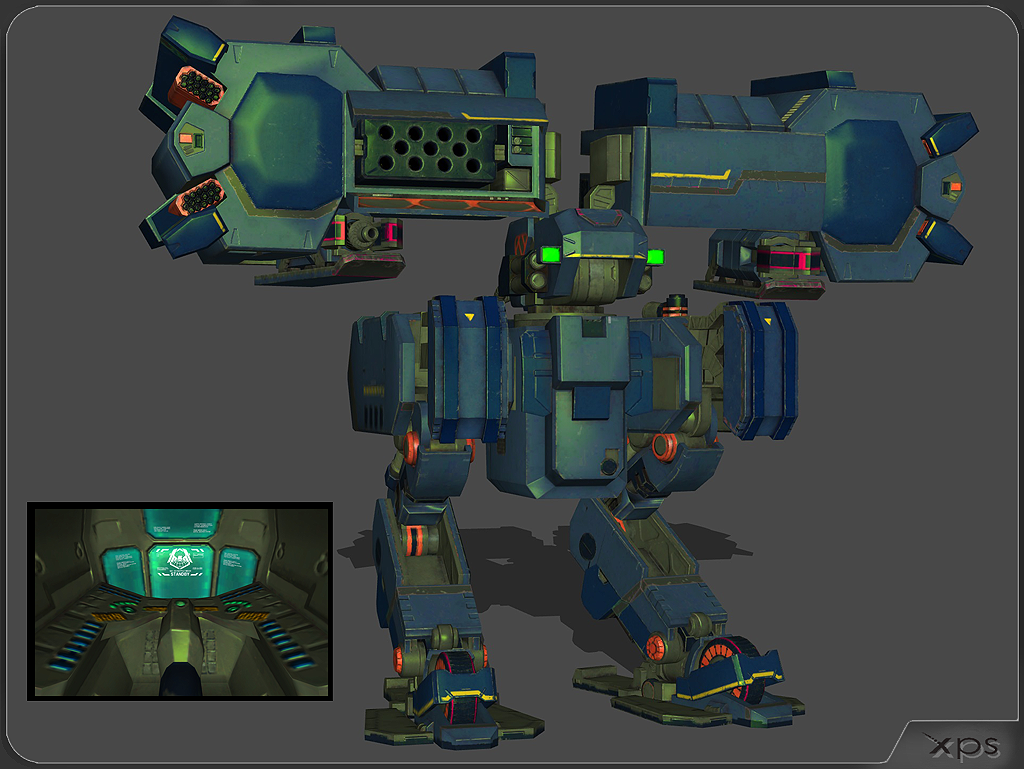 Mech v.5 (EDF) by aleksiszet by aleksiszet on DeviantArt