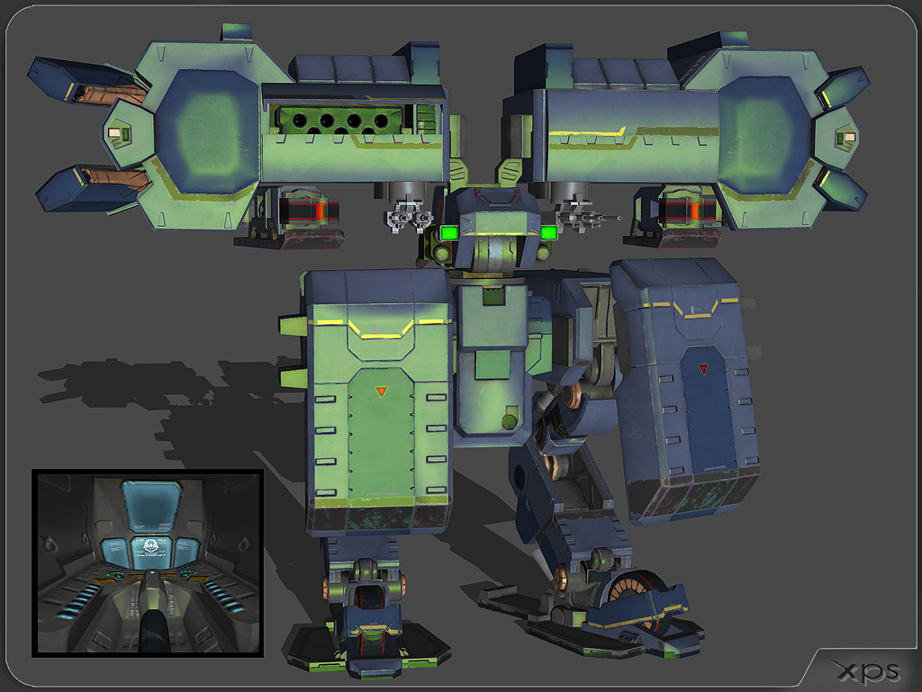 Mech v.4 (EDF) by aleksiszet by aleksiszet on DeviantArt