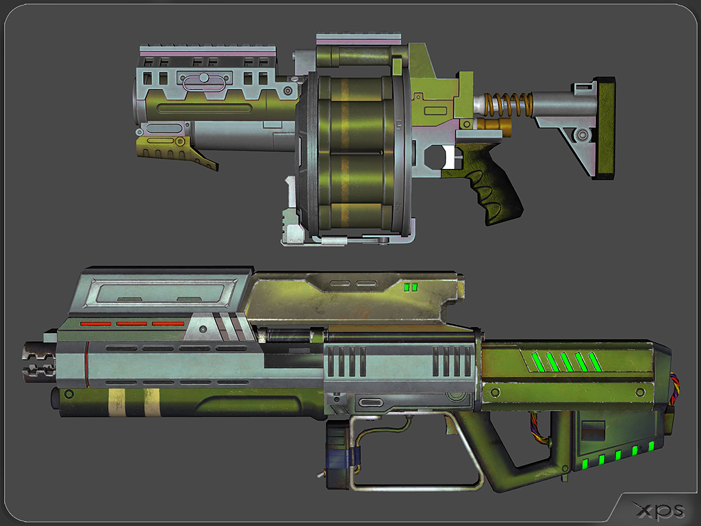 Grenade Launcher by aleksiszet by aleksiszet on DeviantArt