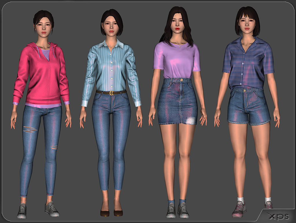 NPC Girls by aleksiszet by aleksiszet on DeviantArt