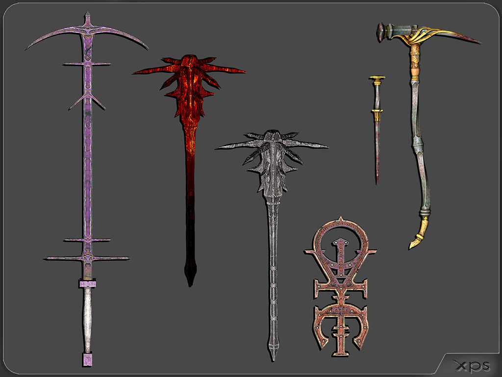 Set of weapons v.4(MS) by aleksiszet by aleksiszet on DeviantArt