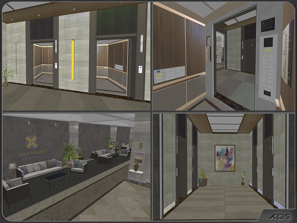 Hotel (lower floor with elevators) by aleksiszet by aleksiszet on ...