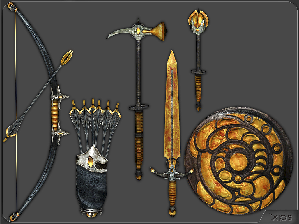 Amber Weapons by aleksiszet by aleksiszet on DeviantArt