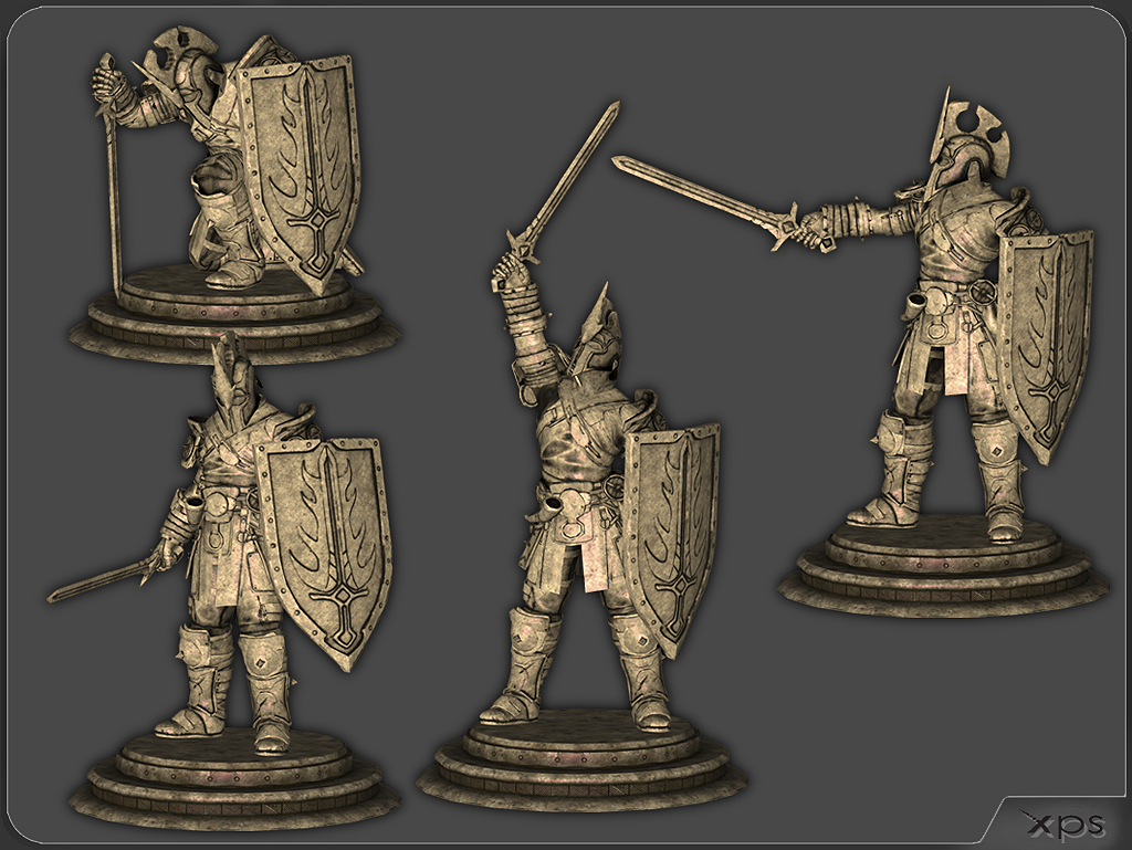 Tempus Statues by aleksiszet by aleksiszet on DeviantArt