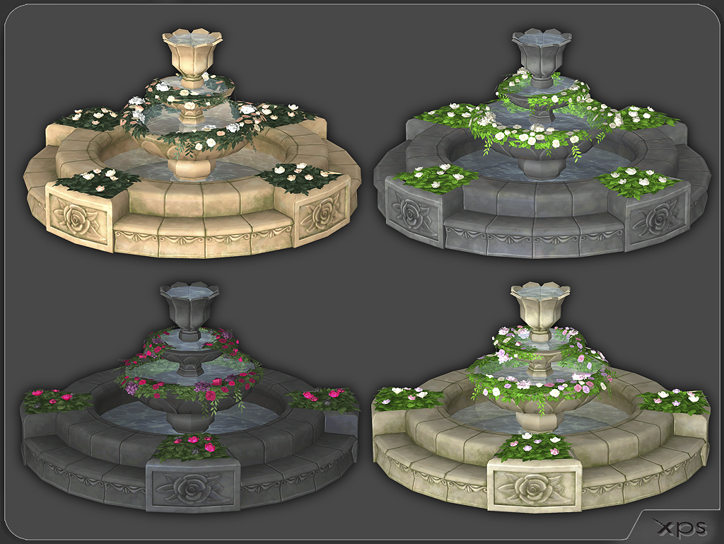 Romance Fountain by aleksiszet by aleksiszet on DeviantArt