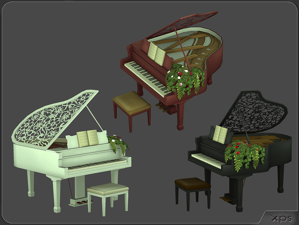 Grand Piano (TS4) by aleksiszet by aleksiszet on DeviantArt