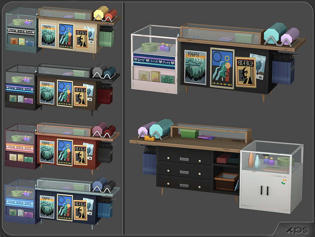 Retail counter (ts4) by aleksiszet by aleksiszet on DeviantArt