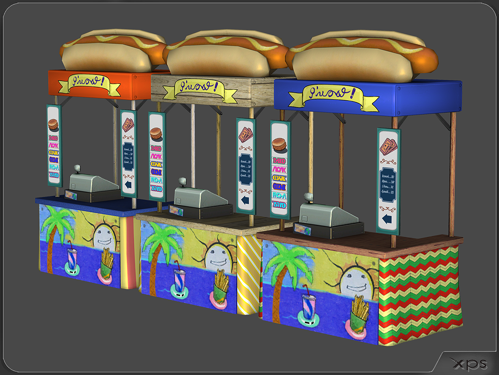 Food Stand v.3 by aleksiszet by aleksiszet on DeviantArt